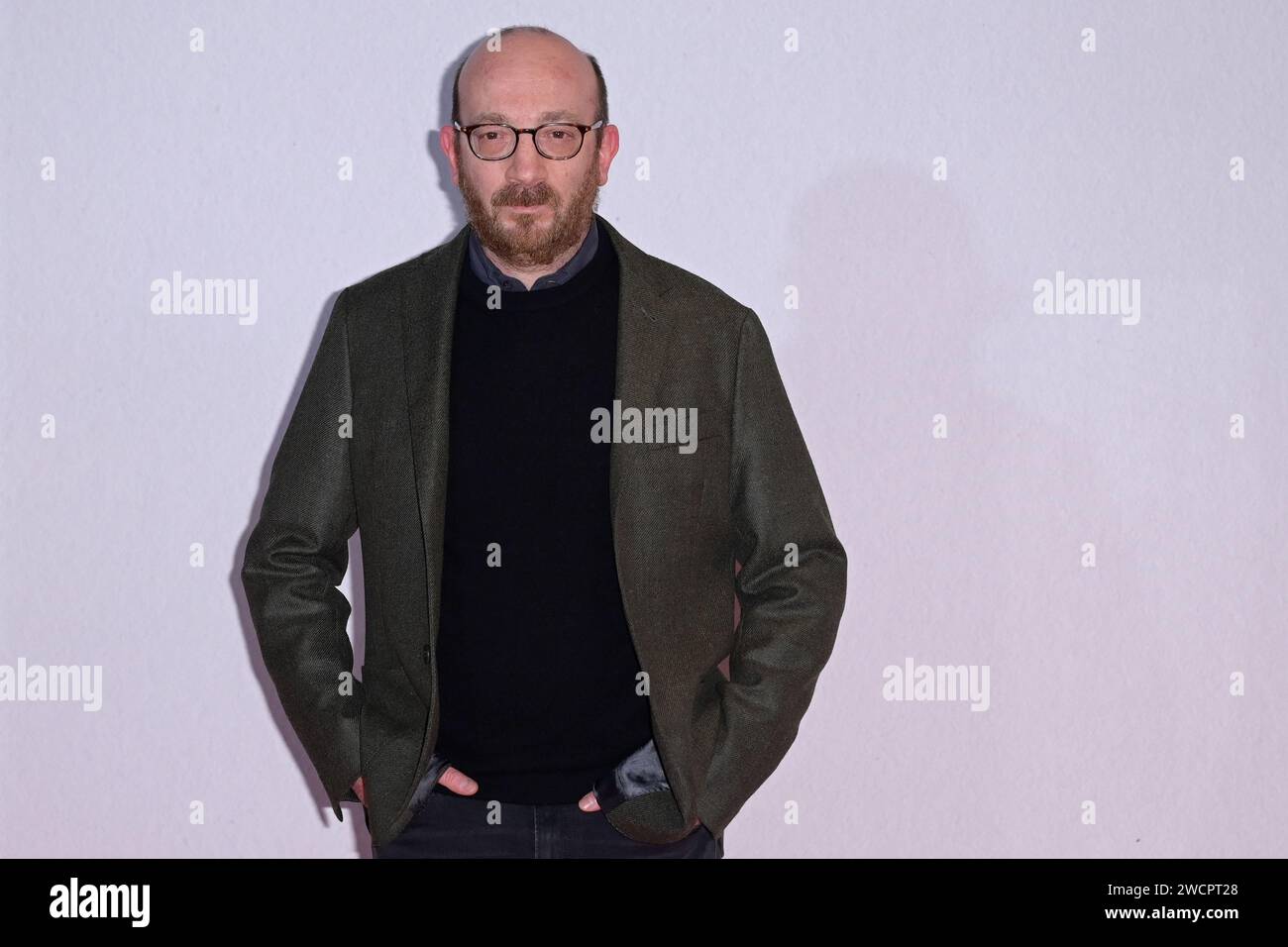 Rome, Italy. 16th Jan, 2024. Carlo Luca De Ruggieri attends the red ...