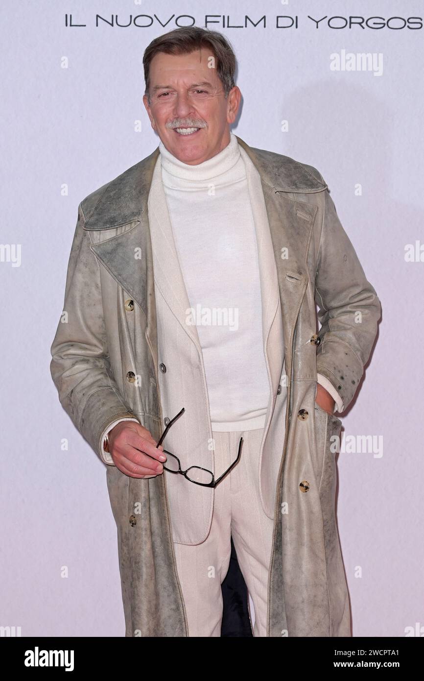 Rome, Italy. 16th Jan, 2024. Pietro Genuardi attends the red carpet of ...