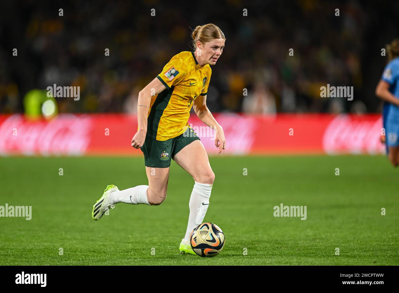 Cortnee Vine at the Australia v England semi final of the 2023 FIFA ...