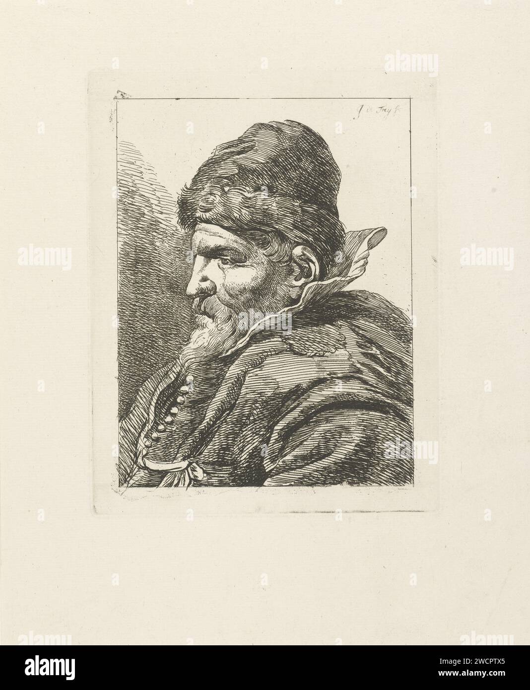 Portrait of an unknown old man, Johannes Pieter de Frey, 1780 - 1834 ...