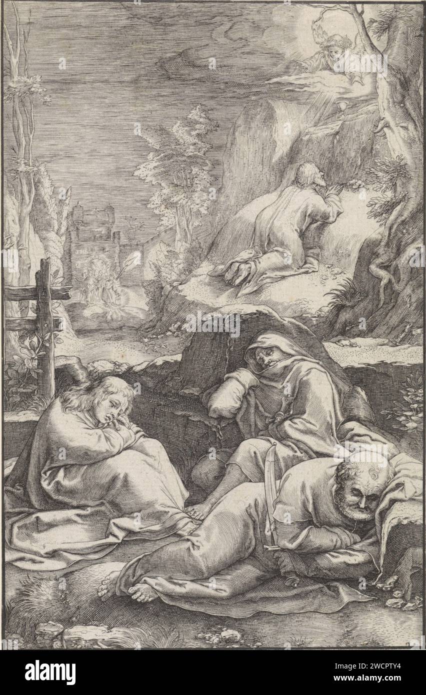 Foreground three sleeping disciples hi-res stock photography and images ...