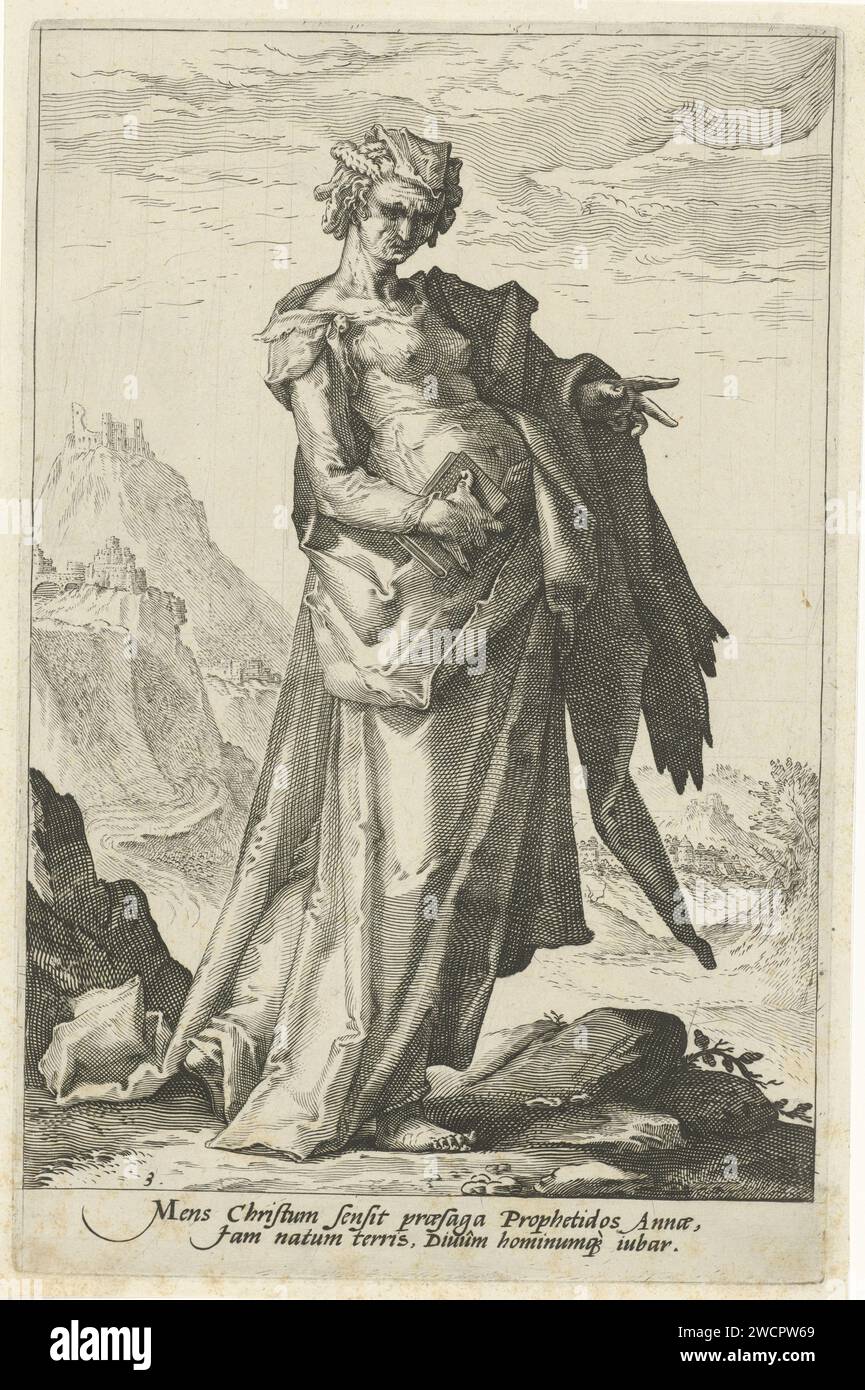 Hannah, Jacob Matham (attributed to), after Hendrick Goltzius, 1588 ...