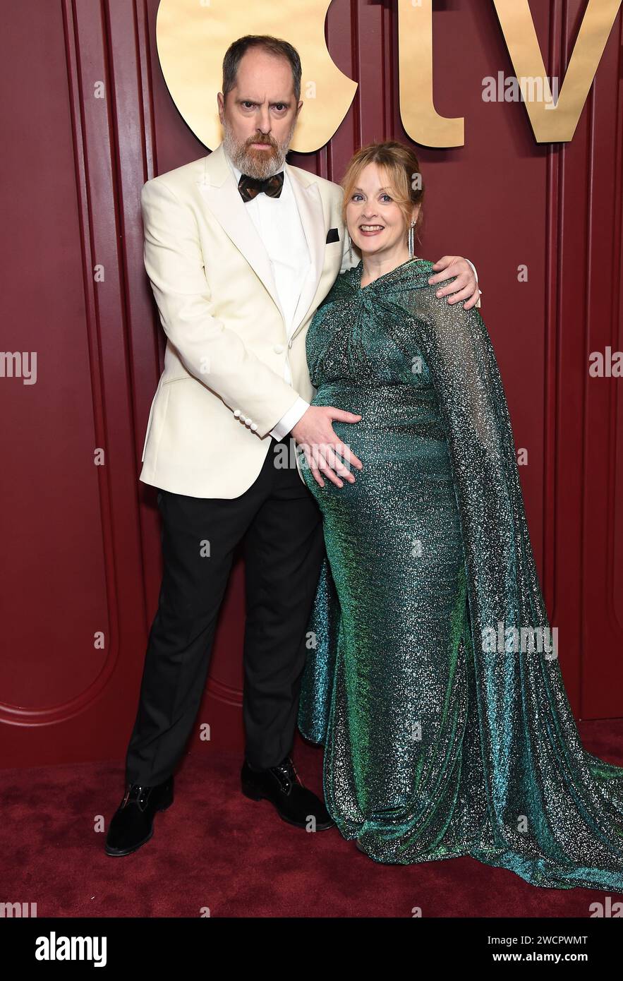 Hollywood, USA. 16th Jan, 2024. Brendan Hunt and Shannon Nelson attends ...