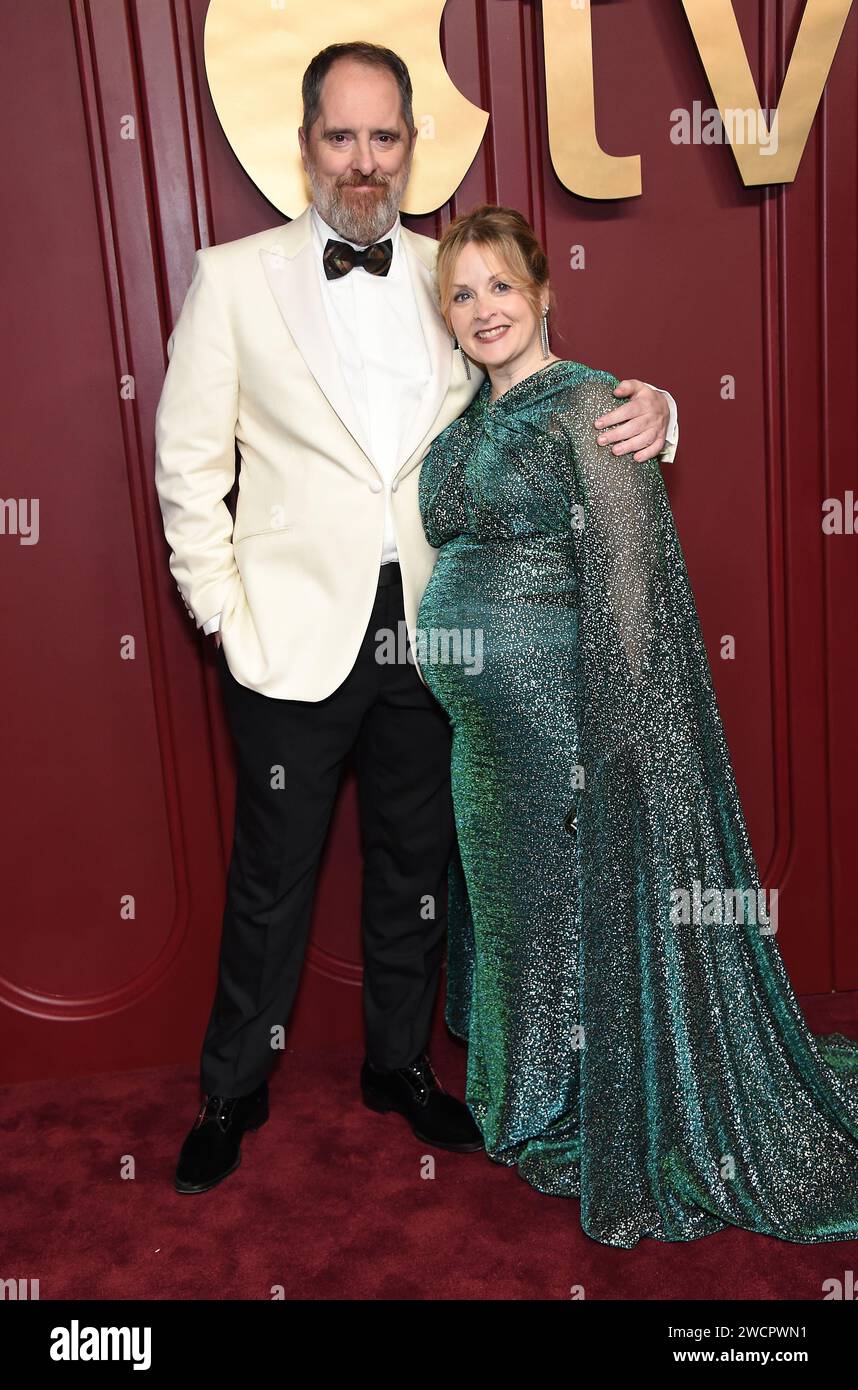 Hollywood, USA. 16th Jan, 2024. Brendan Hunt and Shannon Nelson attends ...