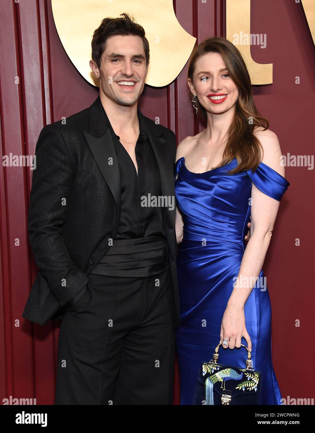 Hollywood, USA. 16th Jan, 2024. Phil Dunster and Ellie Heydon attends ...