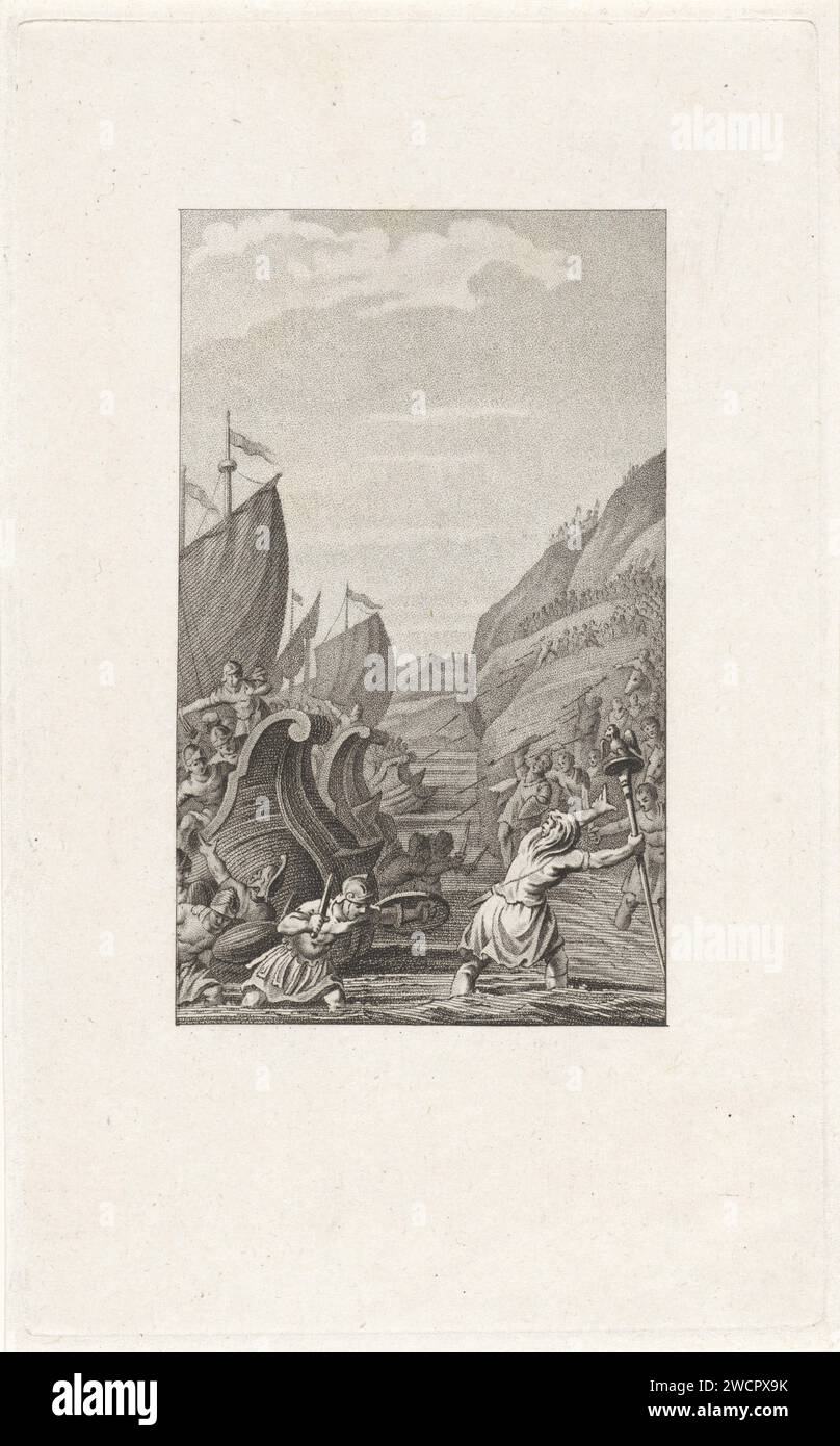 Julius caesar with army in ships hi-res stock photography and images ...
