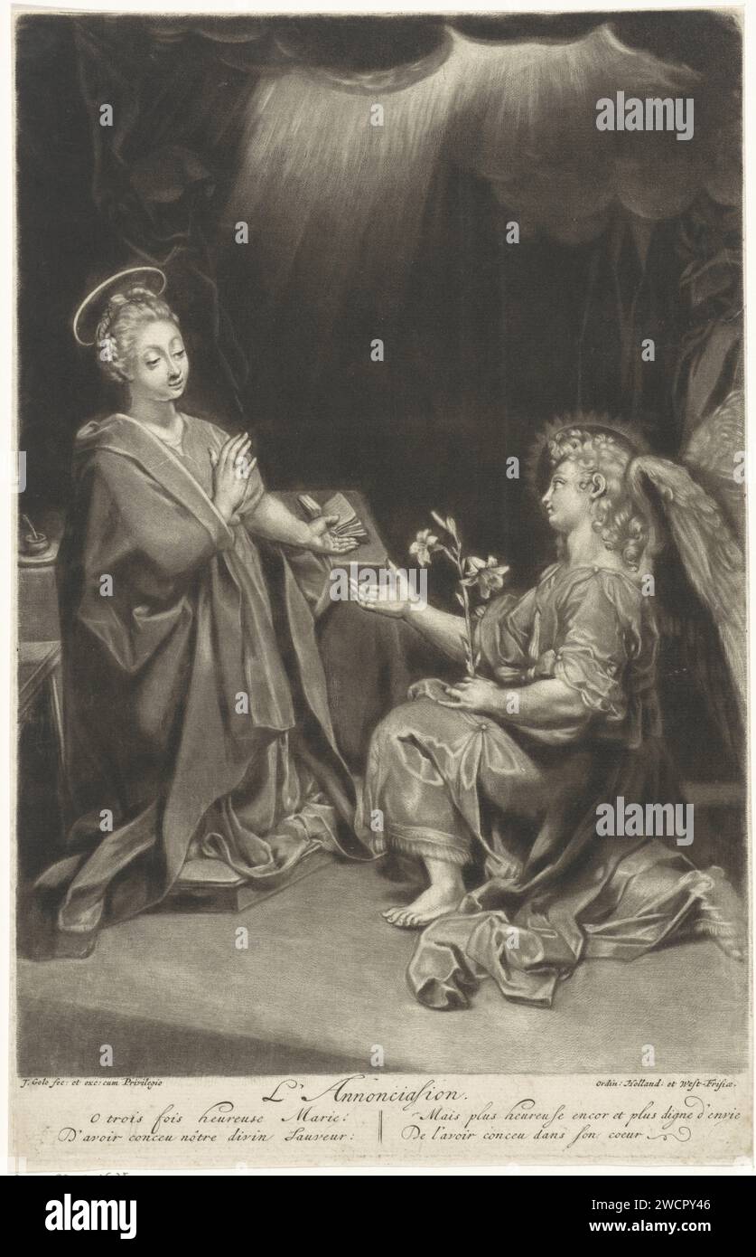 Mary and the angel gabriel hi-res stock photography and images - Alamy