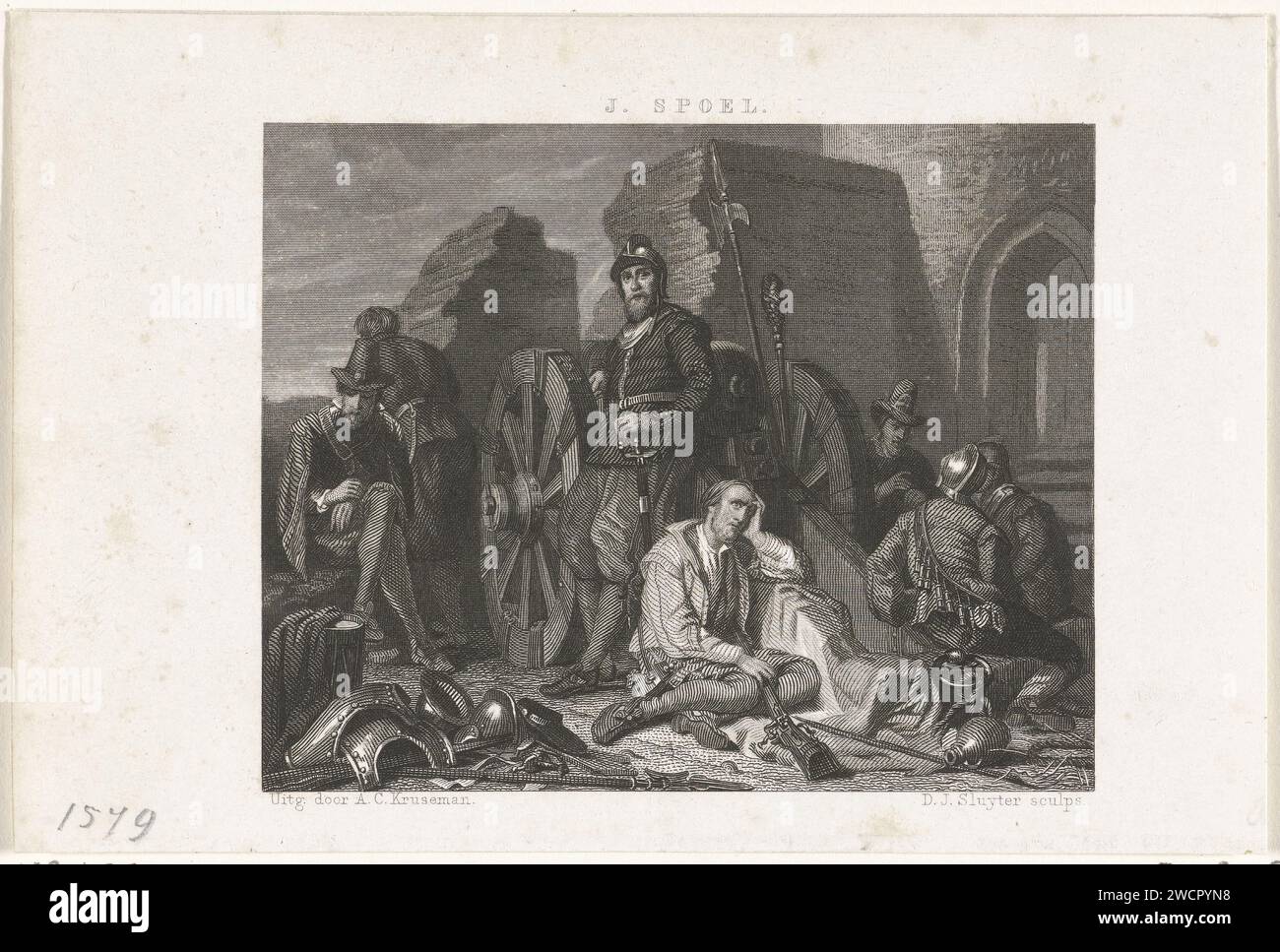 Episode from the siege of Maastricht, 1579, Dirk Jurriaan Sluyter ...