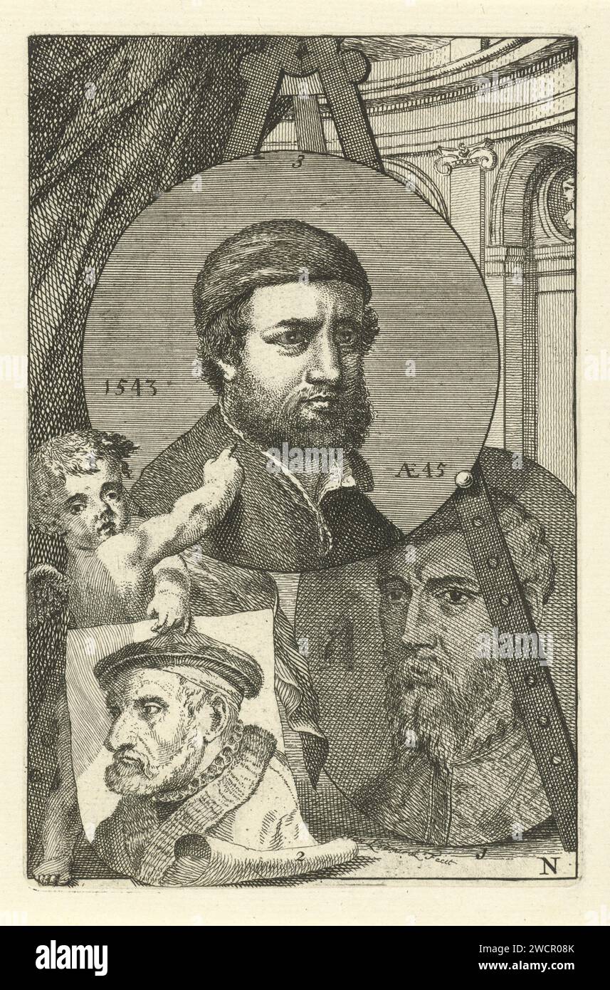 Portraits of Henri with De Bles, Lucas Gassel and Hans Holbein, Jan L ...