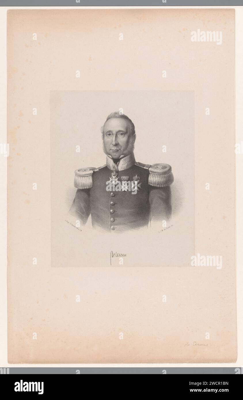 Portrait of Dominique Jacques de Eerens, Nicolaas Johannes Wilhelmus de ...