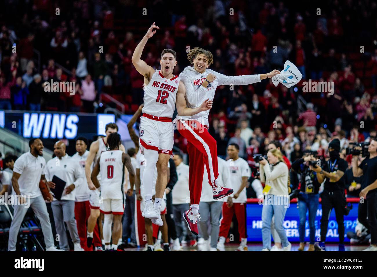 Raleigh, NC, USA. 16th Jan, 2024. NC State Wolfpack guard Michael O ...