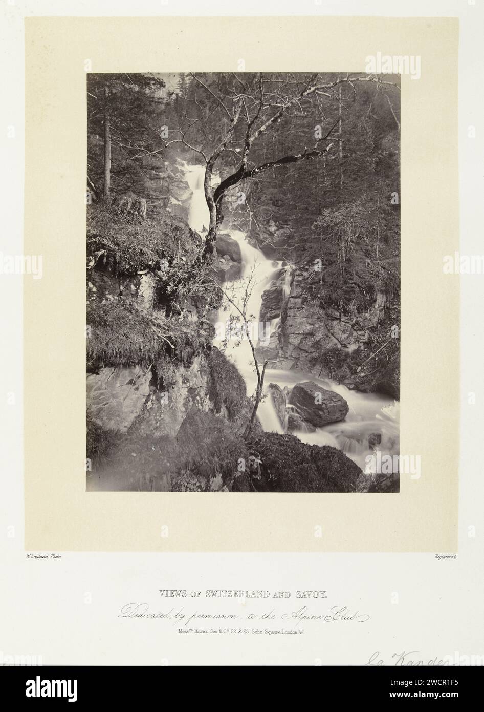 Waterfall in the River Kander in Berner Oberland, Switzerland, William ...