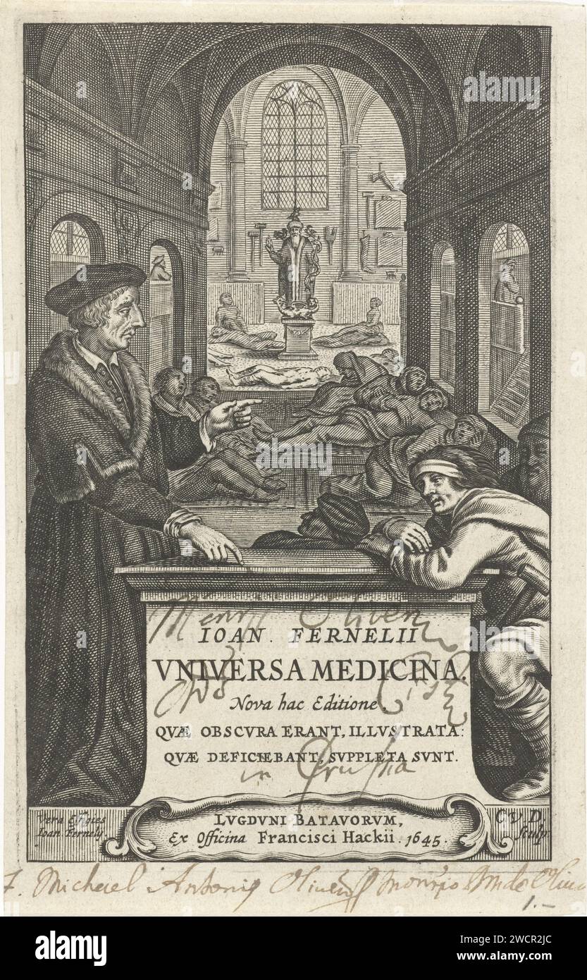 Physician Johannes Fernelius speaks to sickness in the sick where the ...