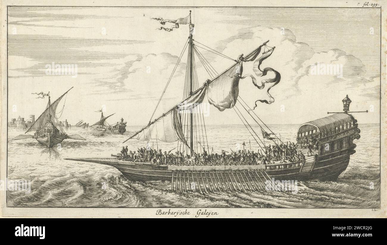 North African Galien, Jan Luyken, 1684 print Print at the top right ...