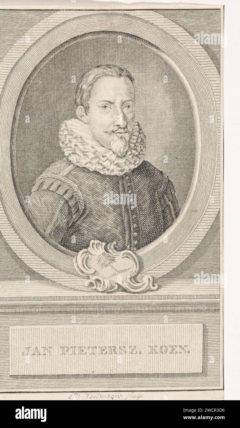 Portrait of the Governor General Jan Pietersz. Coen, Daniël Vrevalwaard ...