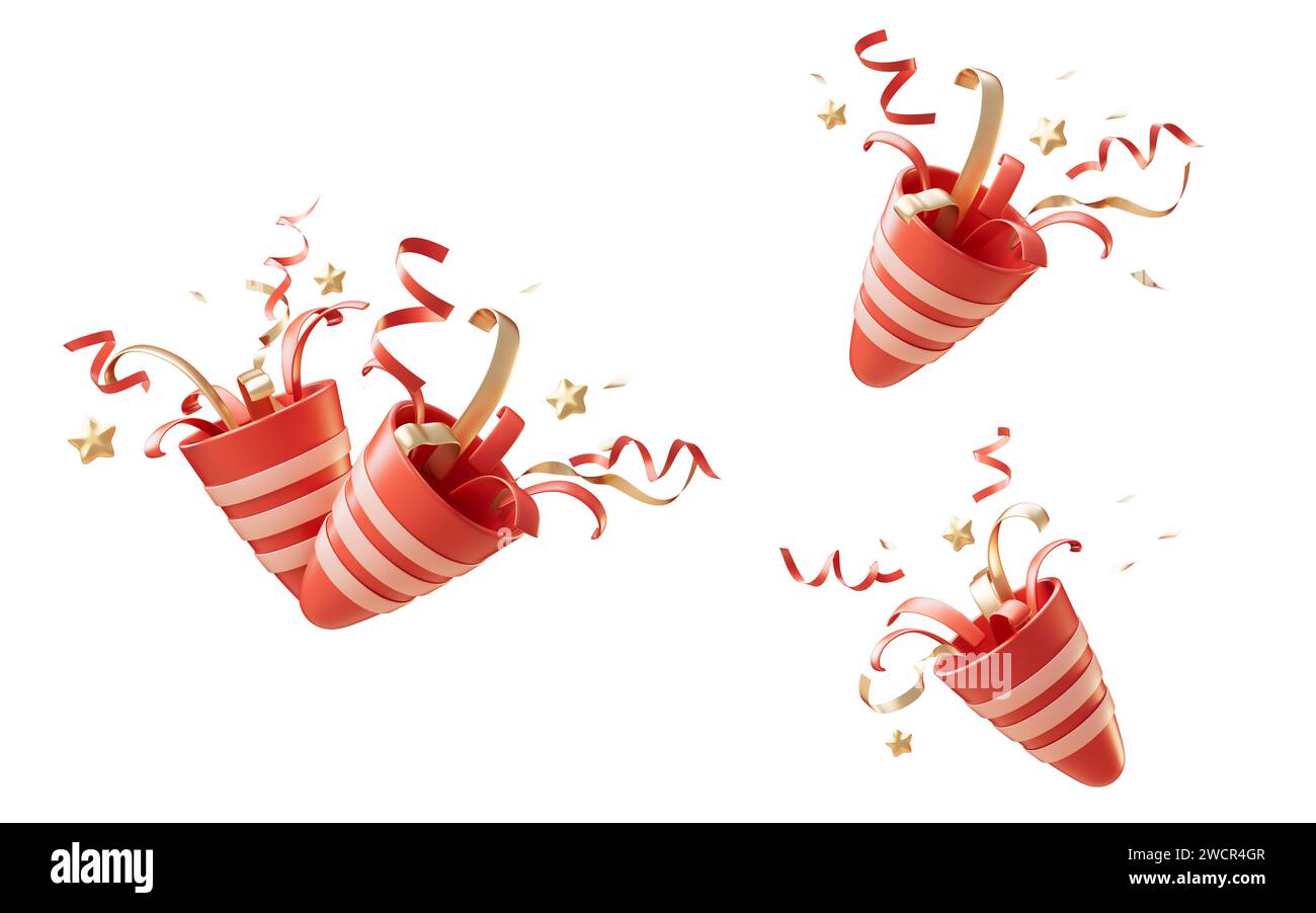 Fireworks show exploding firework Cut Out Stock Images & Pictures - Alamy