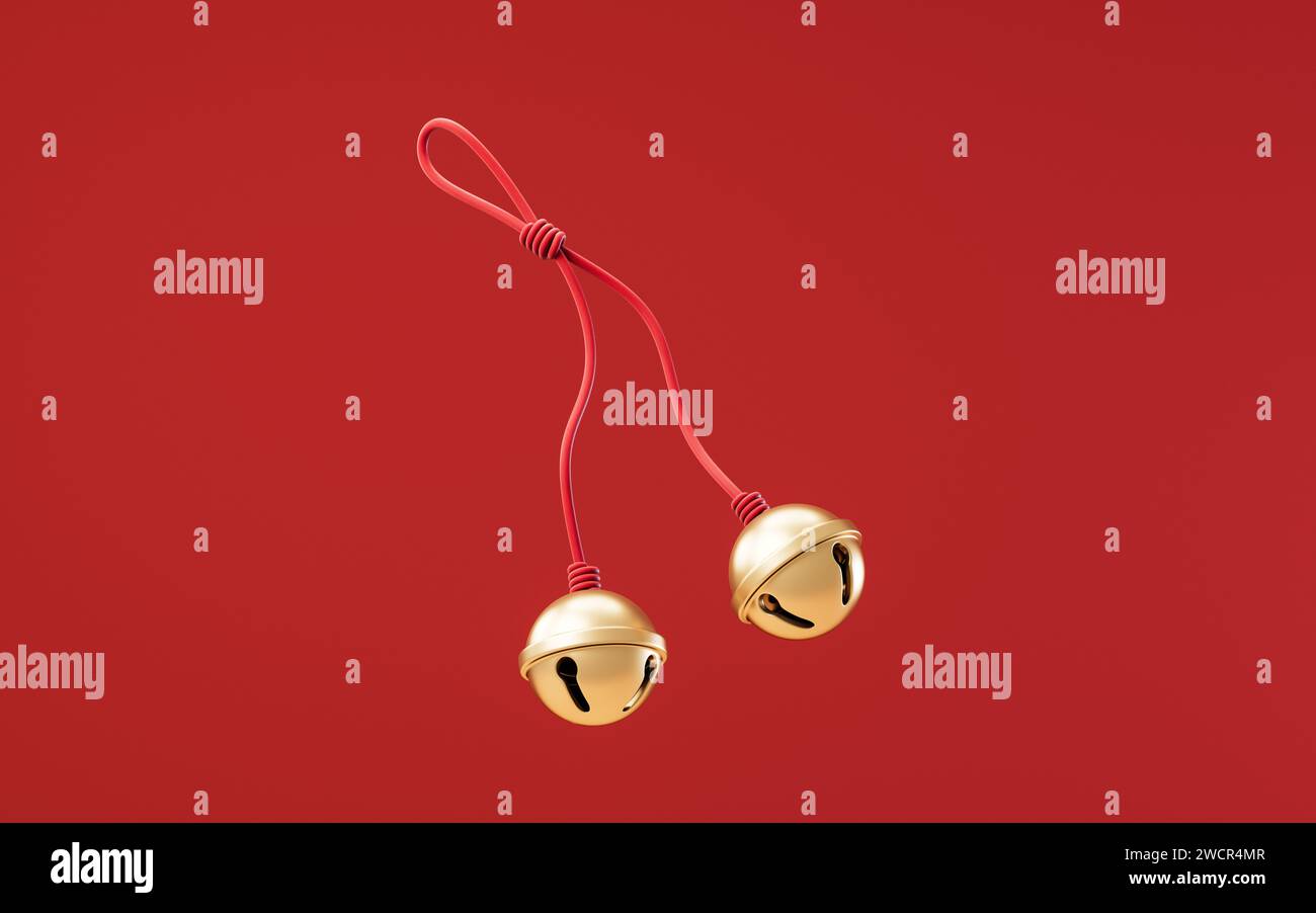 Golden round bell hi-res stock photography and images - Alamy