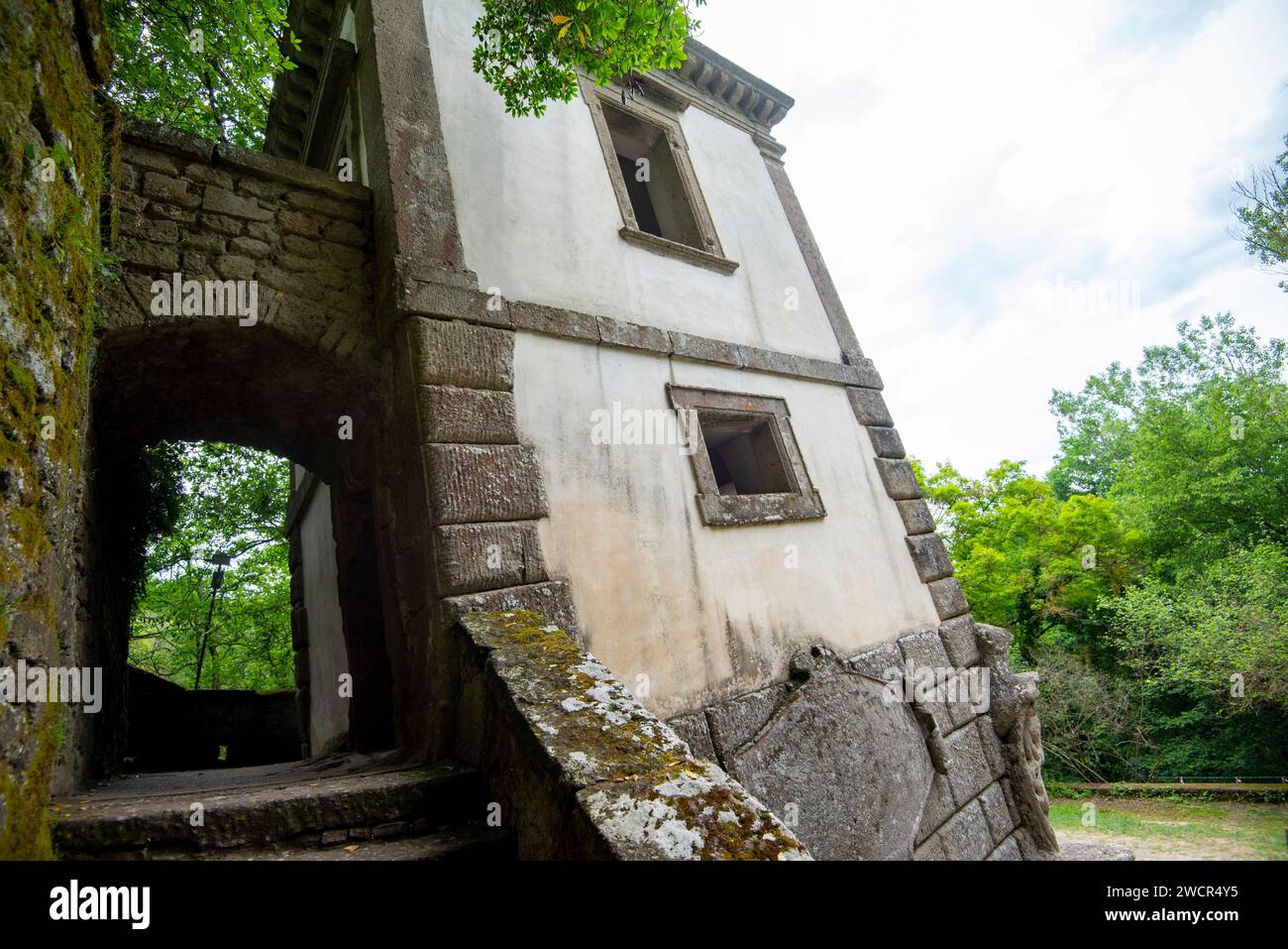 Park of Sacro Bosco - Italy Stock Photo - Alamy