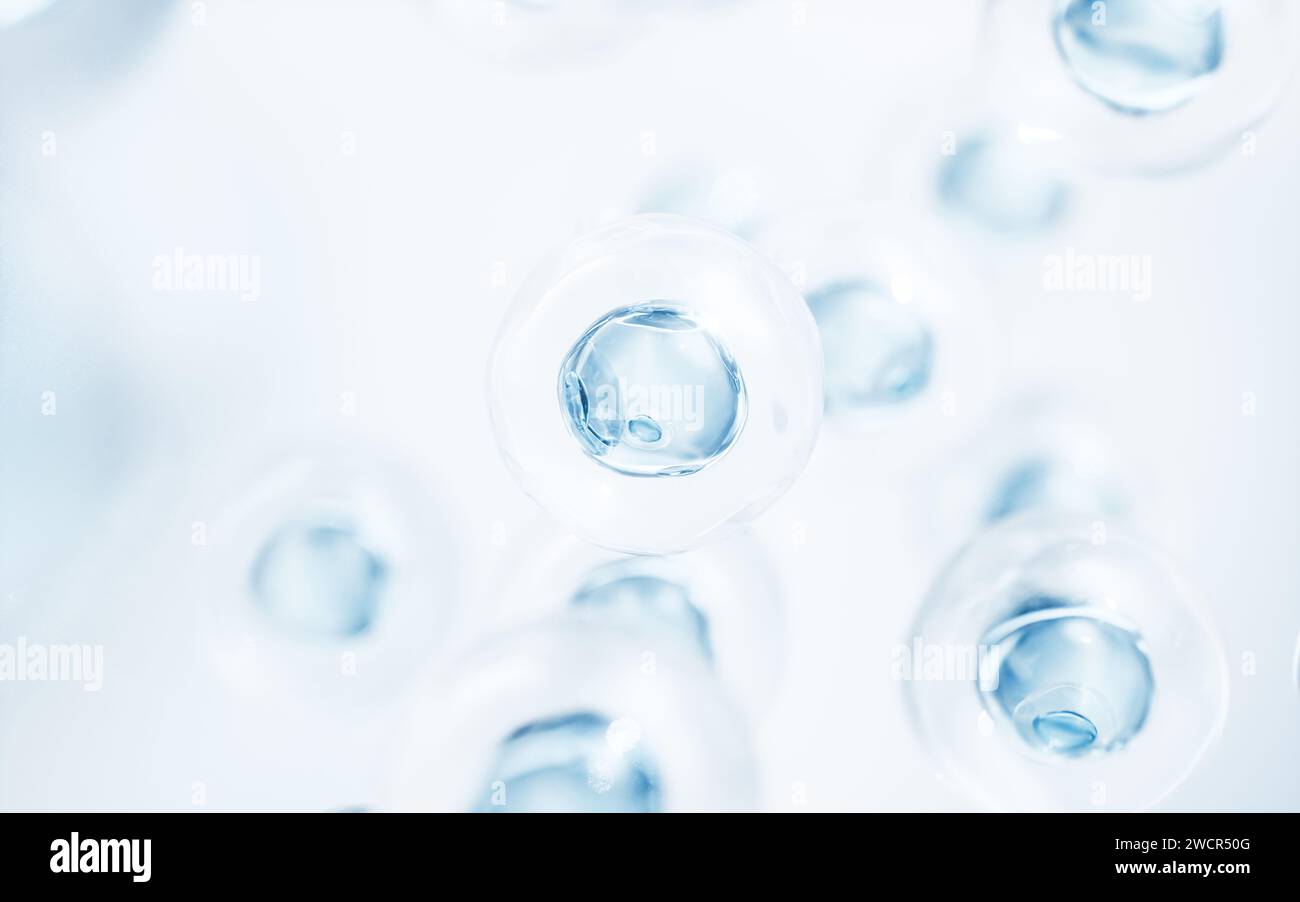 Transparent blue cells background, 3d rendering. 3D illustration Stock ...