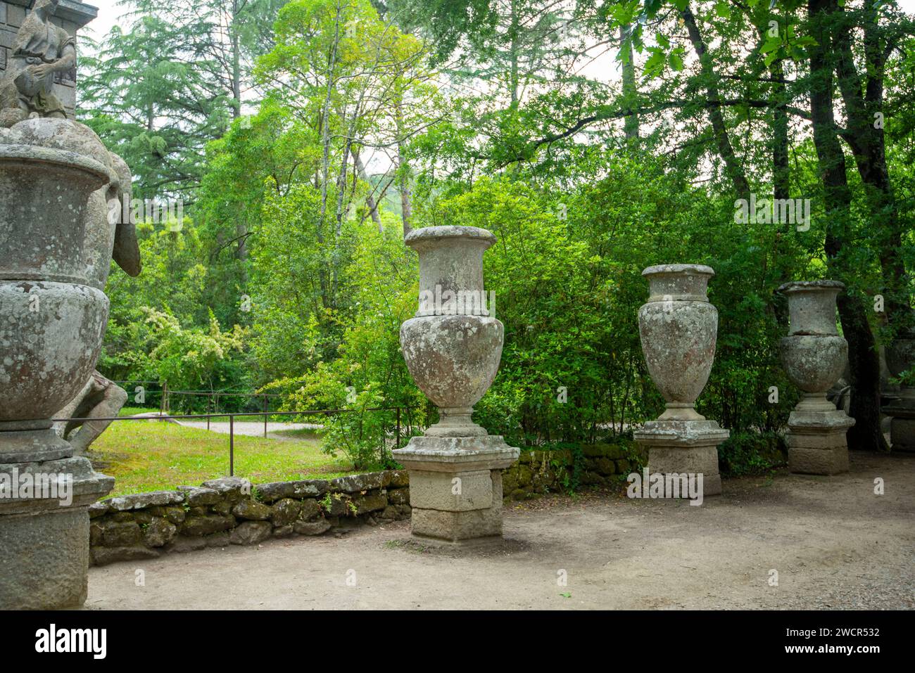 Park of Sacro Bosco - Italy Stock Photo - Alamy