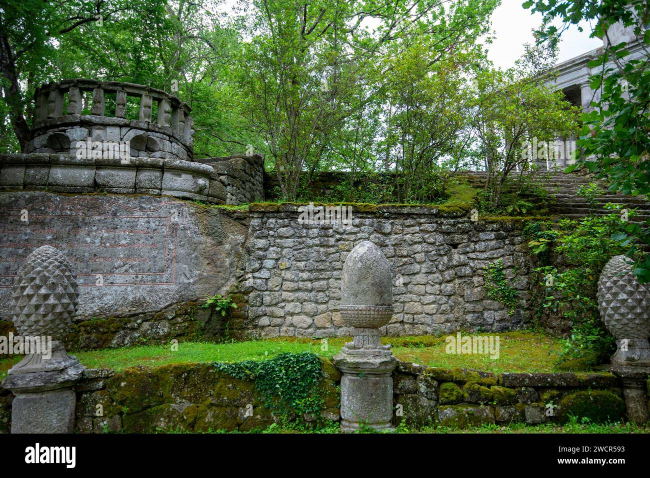 Park of Sacro Bosco - Italy Stock Photo - Alamy