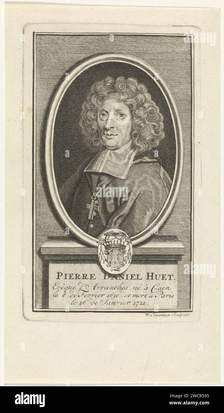 Portret Van Pier Pierre-Daniel has, Winter Joyman, 1712 - 1744 print ...