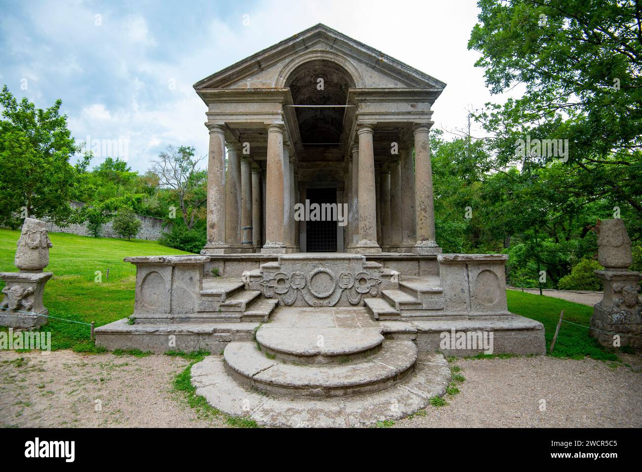 Park of Sacro Bosco - Italy Stock Photo - Alamy
