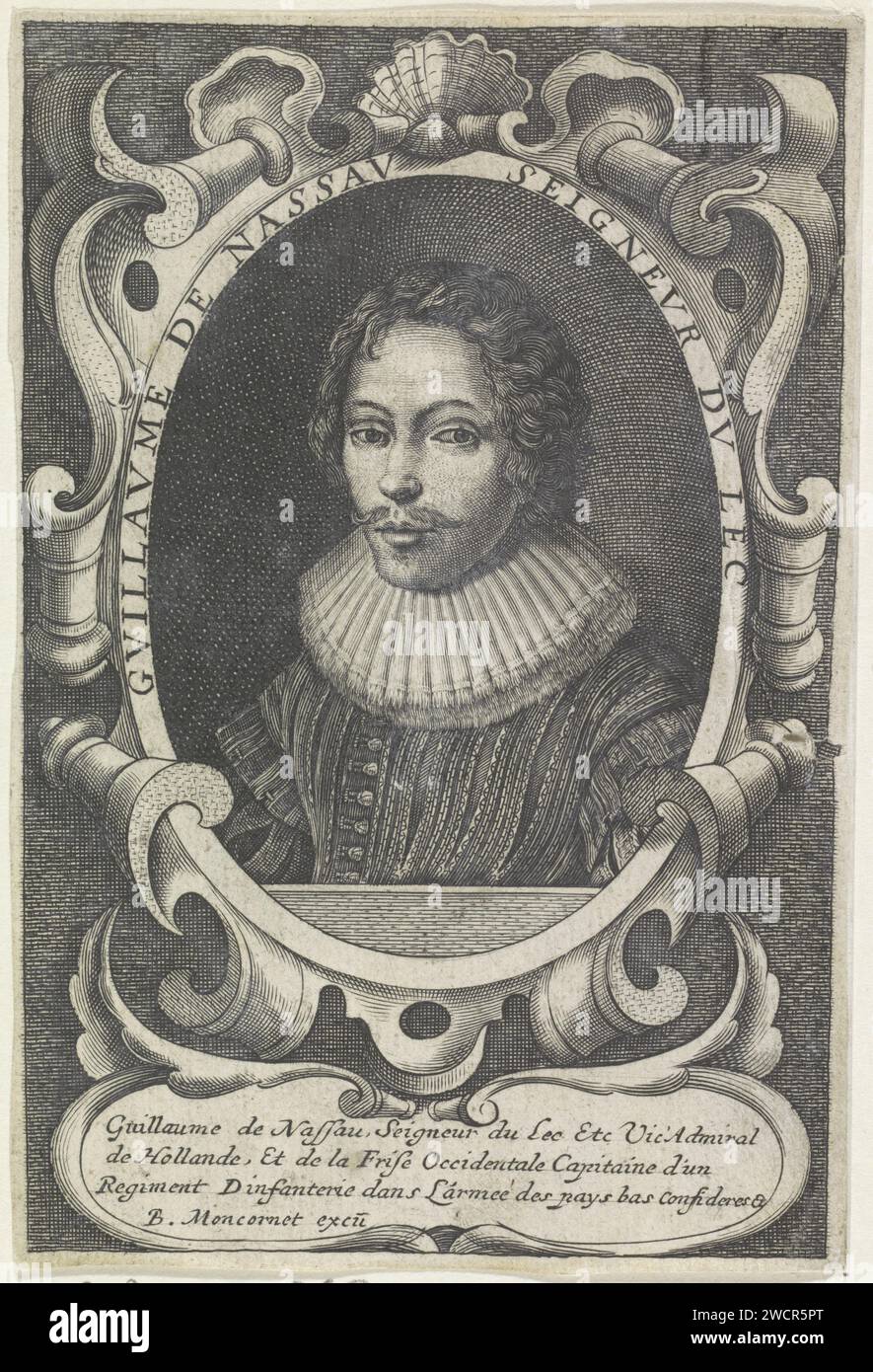 Portrait of Willem van Nassau -Lalecq, 1615 - 1668 print Portrait of ...
