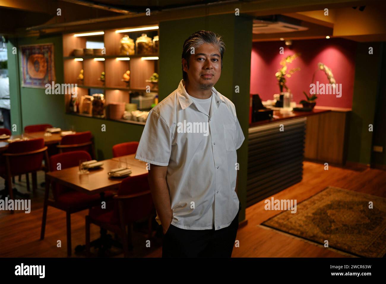 Chef-owner Akmal Anuar of modern Malay restaurant Harummanis Sultan ...