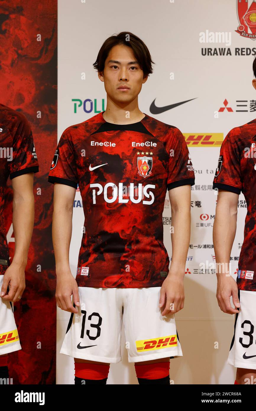 Saitama, Japan. 14th Jan, 2024. Ryoma Watanabe (Reds) Football/Soccer : 2024 Urawa Red Diamonds ...