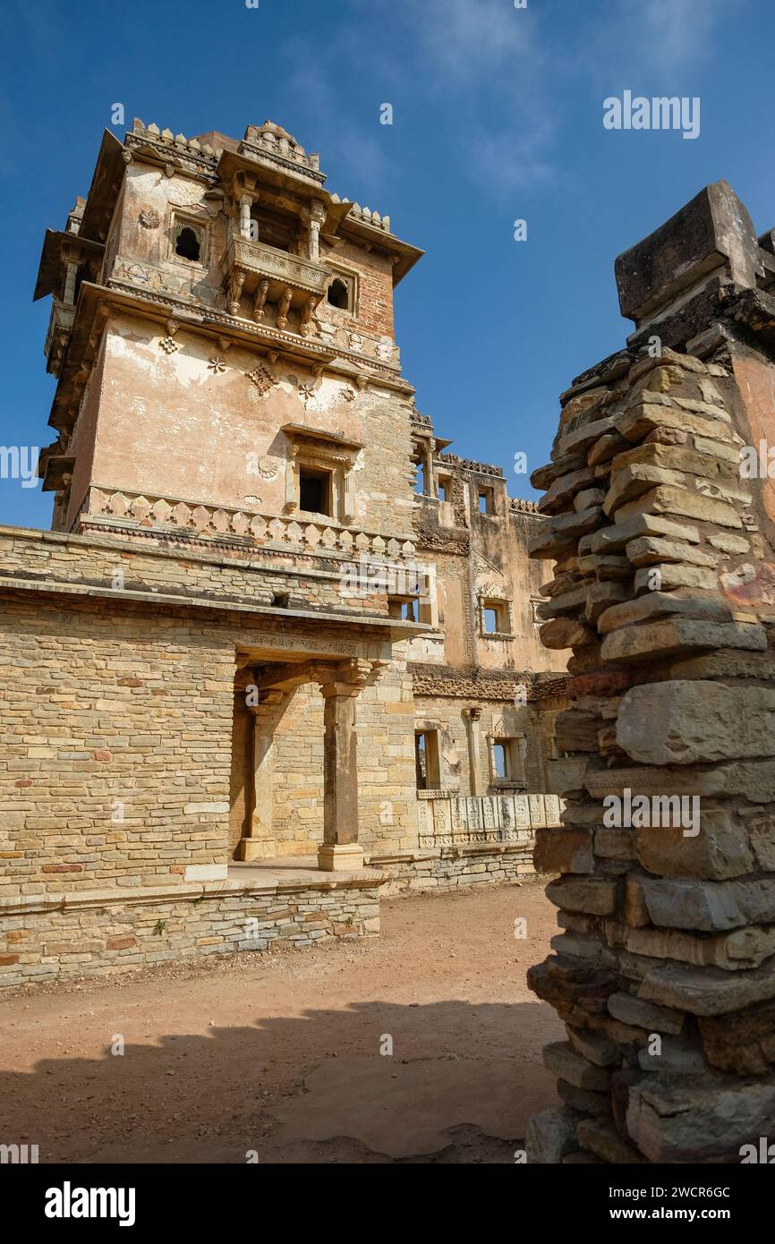 Chittorgarh, India - January 6, 2024: Kumbha Palace at Chittorgarh Fort ...