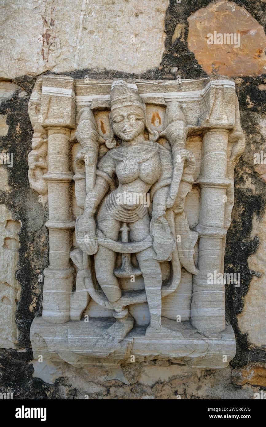 Chittorgarh, India - January 6, 2024: Detail of the Meera Temple at ...