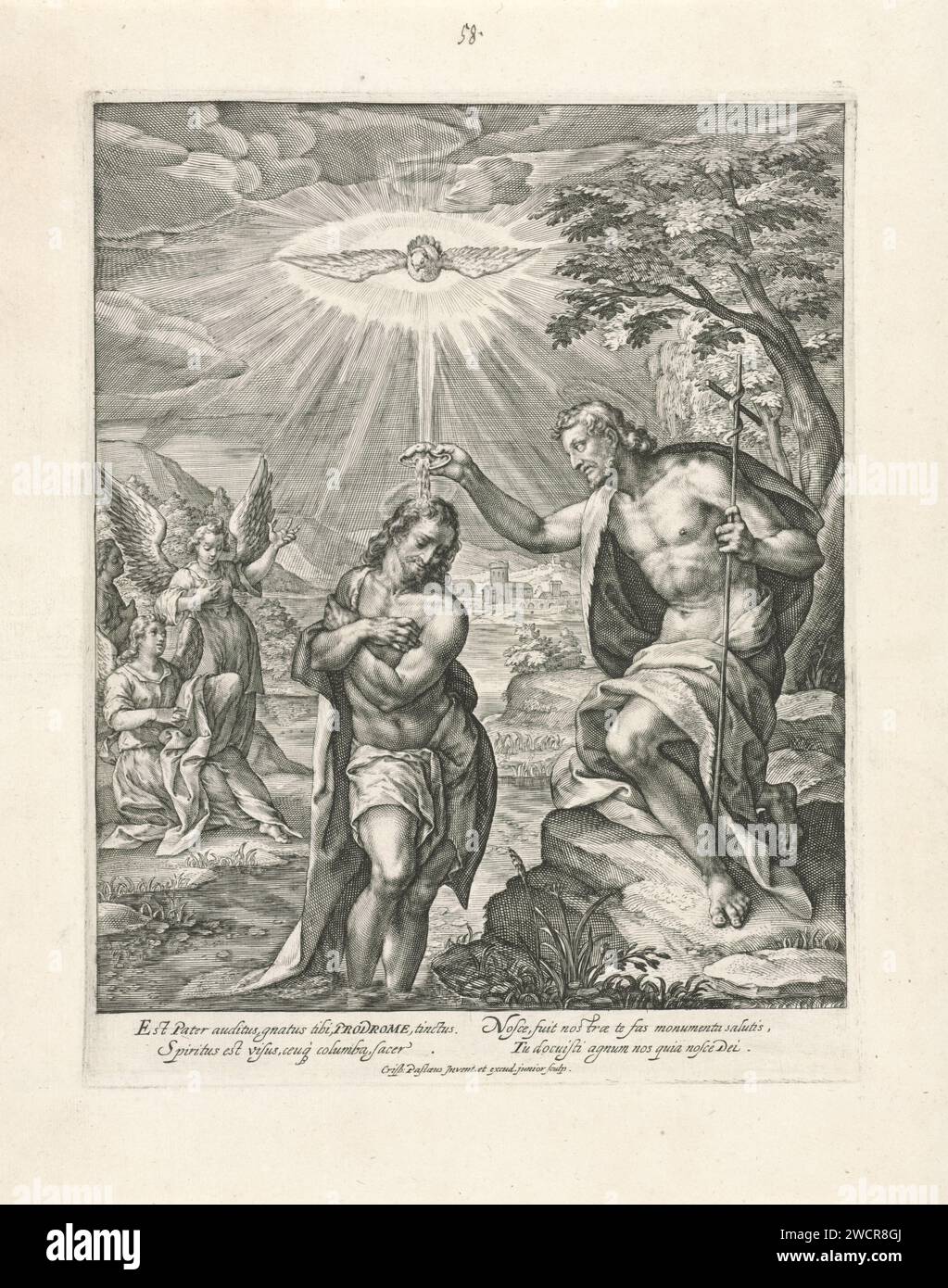 Holy ghost descends angels hi-res stock photography and images - Alamy