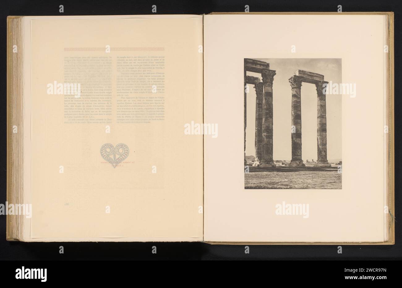 Temple of the Olympic Zeus in Athens, Frédéric Boissonnas, c. 1905 - In ...