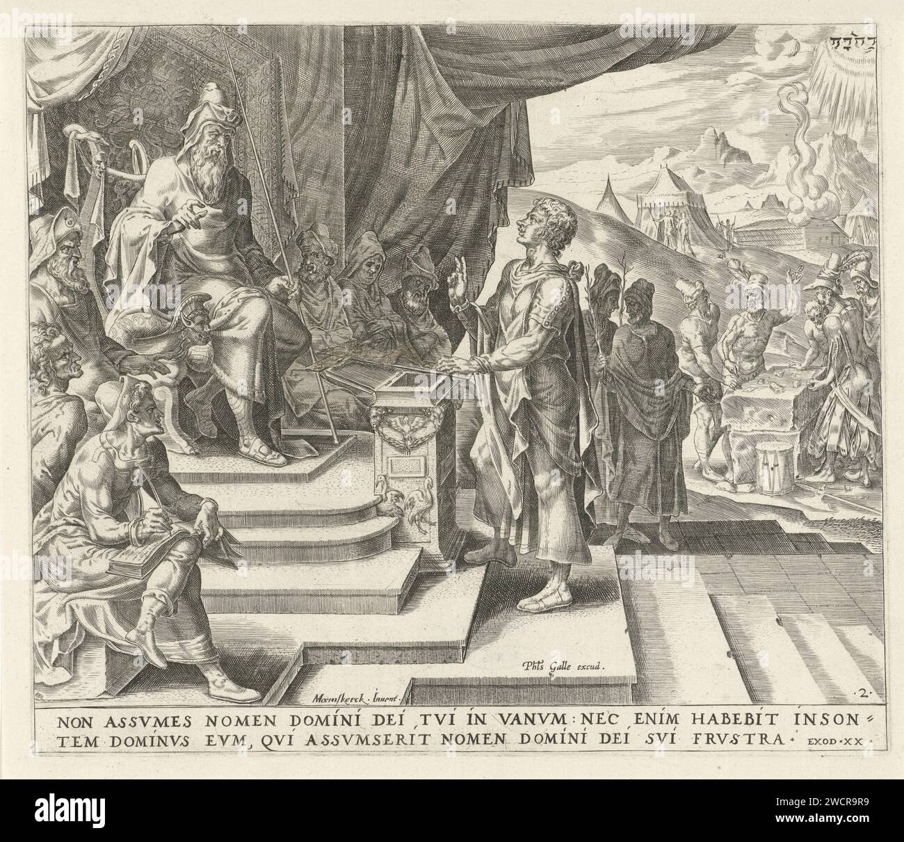 Before the judge, a man swears by God, Harmen Jansz Muller, after ...