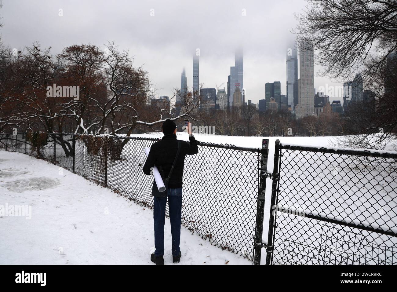 New York City, United States. 16th Jan, 2024. General view of the first ...