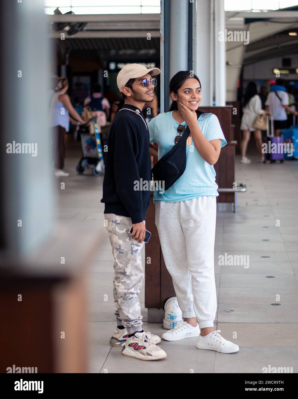 An lovely interaction between brother and sister when she surprise him ...