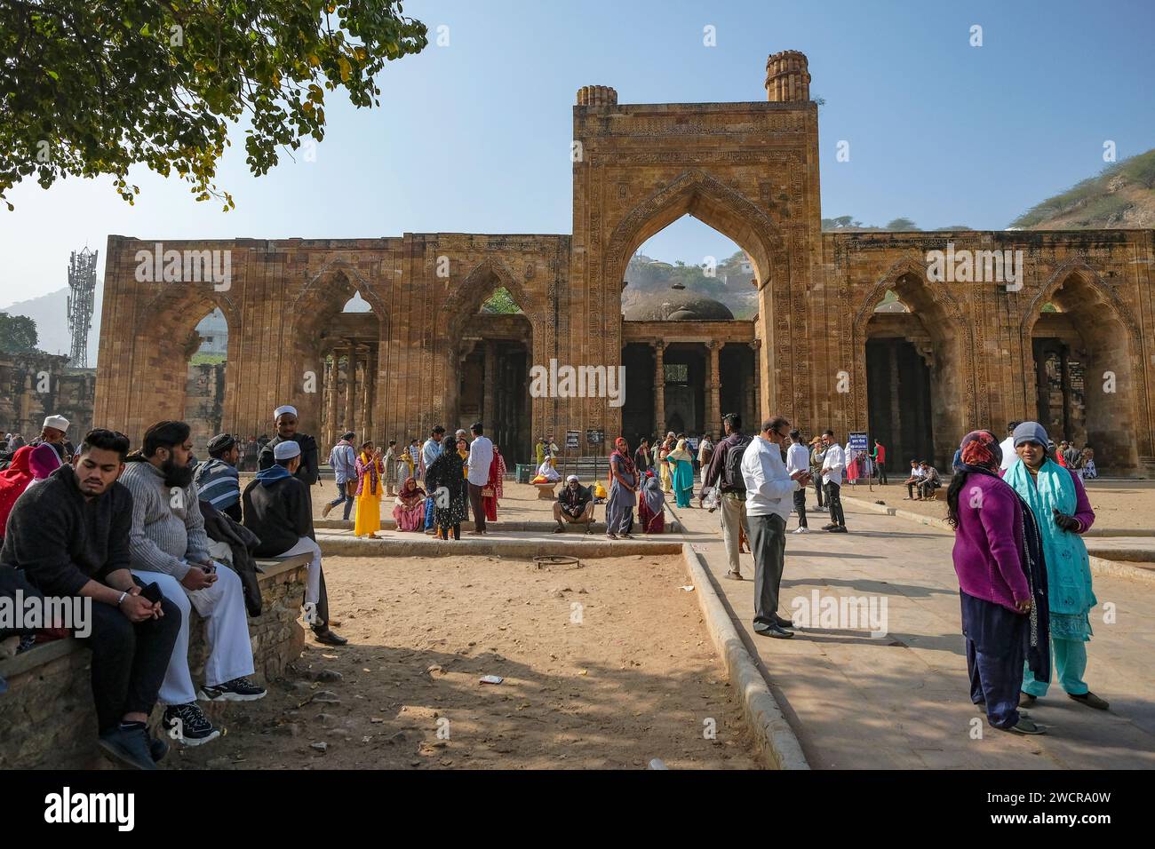 Ajmer, India - January 3, 2024: Adhai Din Ka Jhonpra is a historical ...