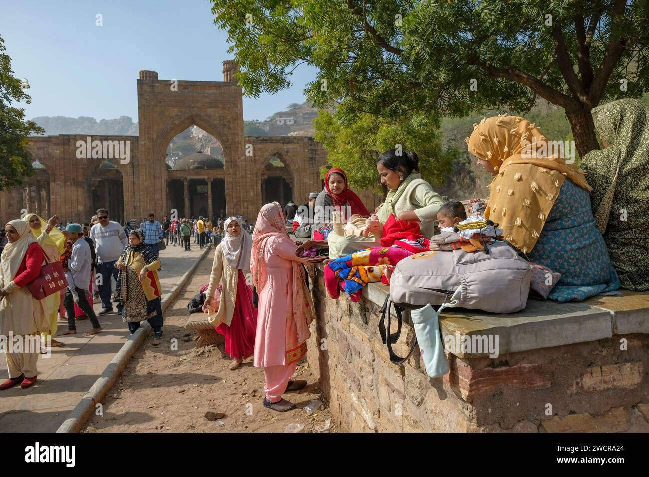 Ajmer, India - January 3, 2024: Adhai Din Ka Jhonpra is a historical ...