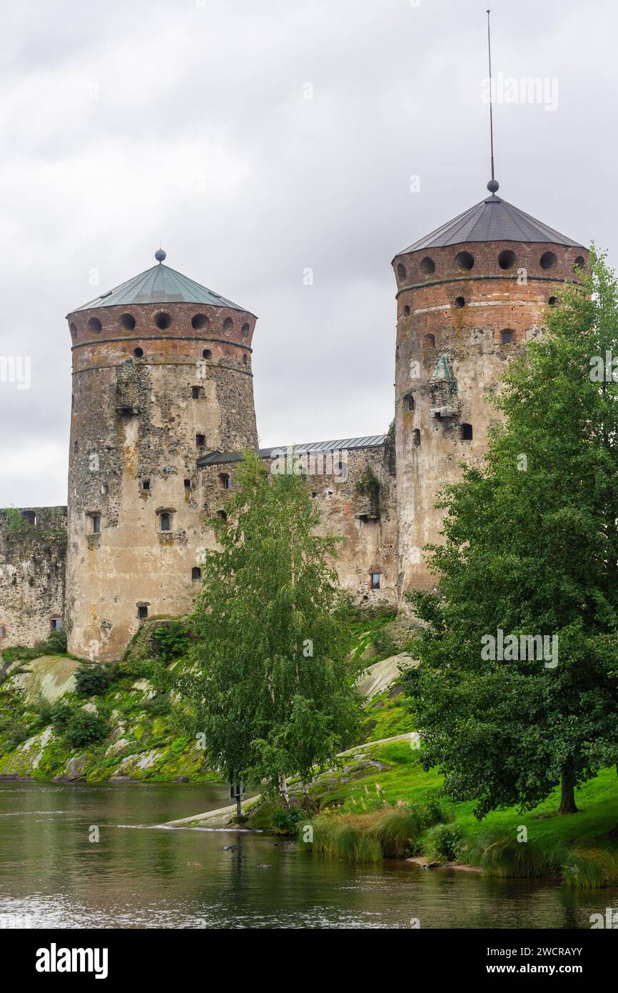 Olavinlinna (St. Olaf's Castle) is a 15th-century three-tower castle in ...