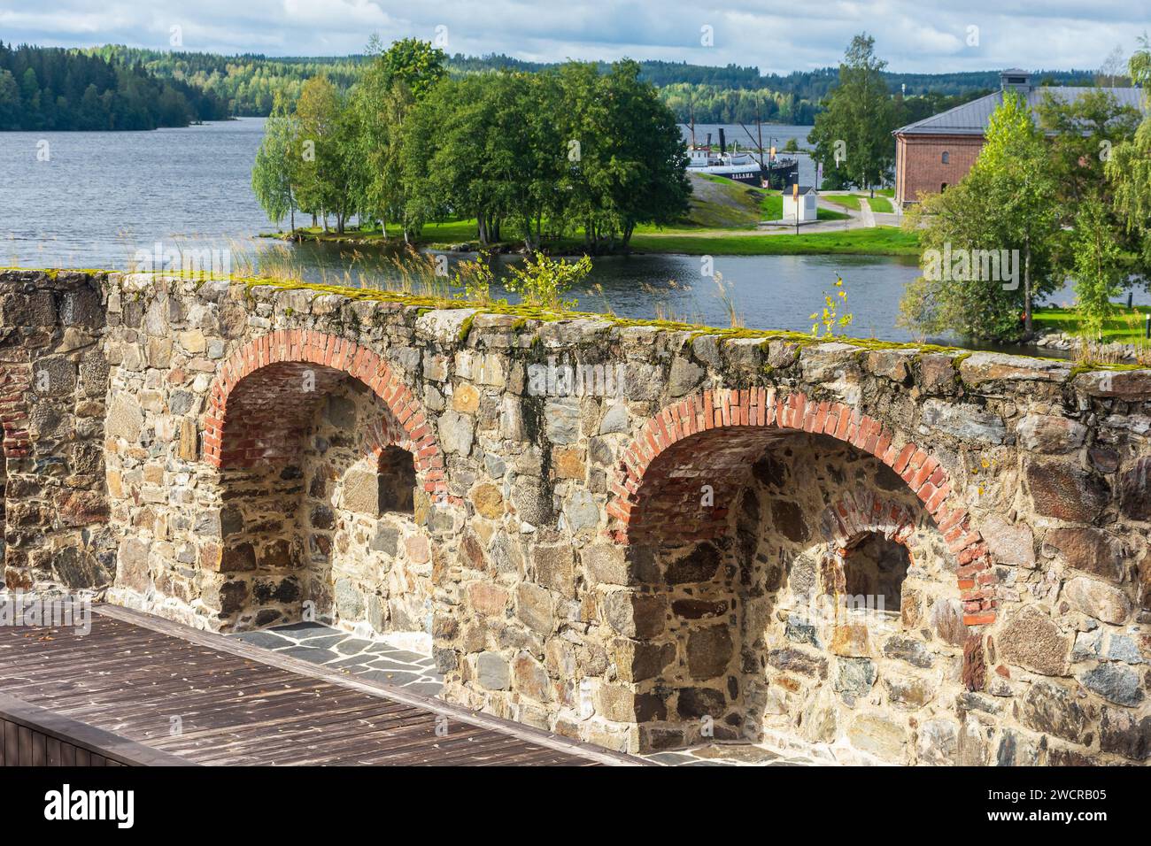 Olavinlinna (St. Olaf's Castle) is a 15th-century three-tower castle in ...