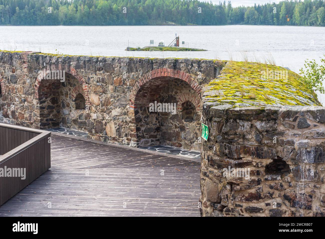 Olavinlinna (St. Olaf's Castle) is a 15th-century three-tower castle in ...