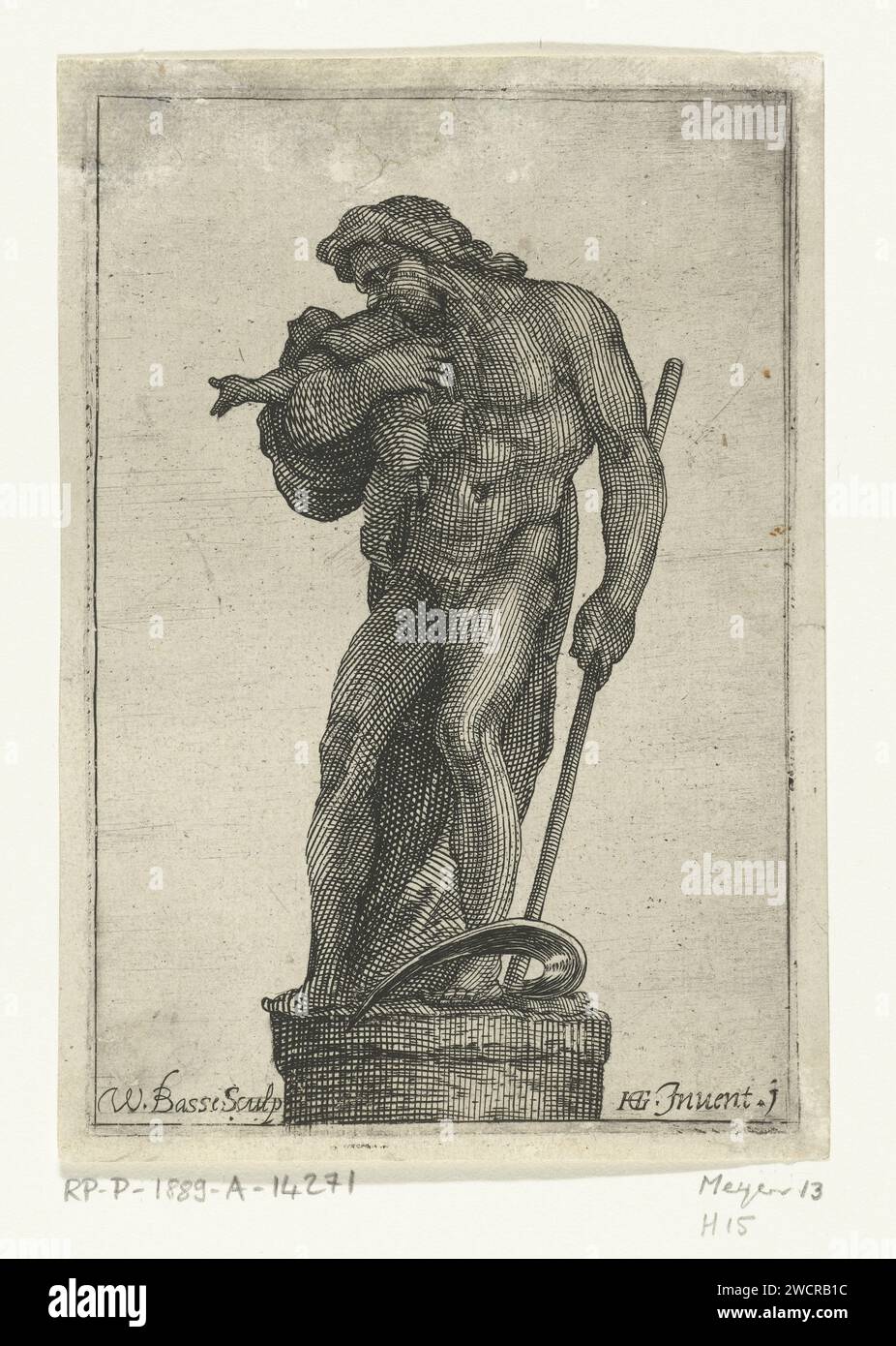 Saturnus, Willem Basse, after Hendrick Goltzius, after Jan Saenredam ...