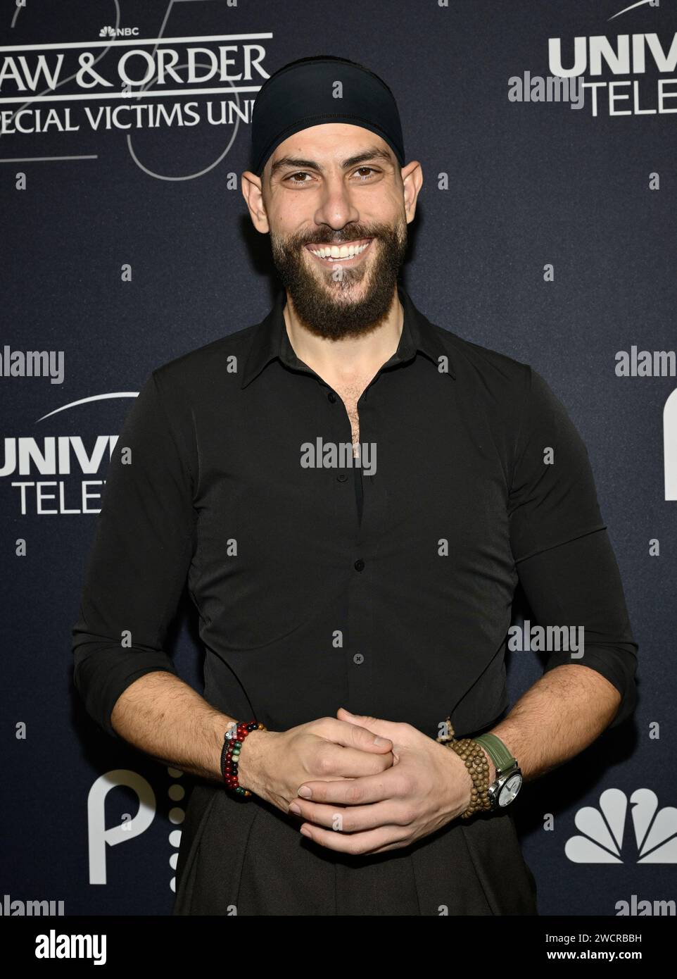 Zeeko Zaki attends the "Law & Order: SVU" 25th anniversary celebration ...