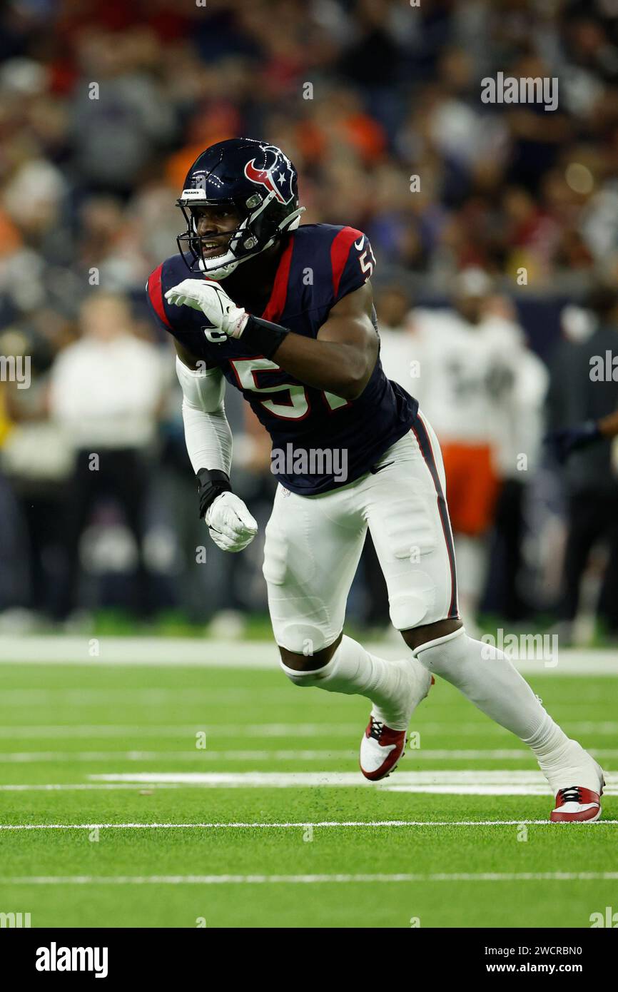 Houston Texans defensive end Will Anderson Jr. (51) rushes during an ...
