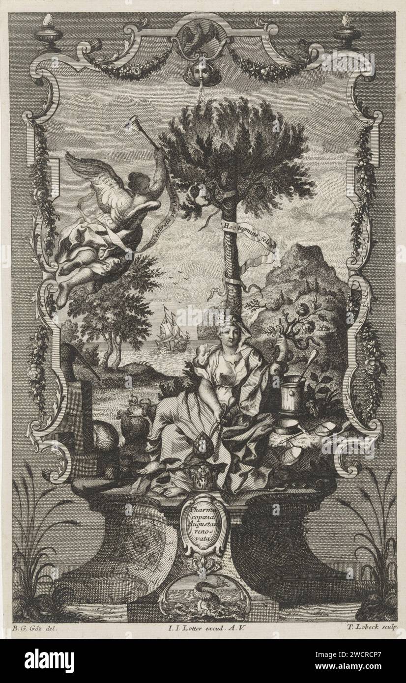 Allegorical representation with pharmaceutical attributes, Tobias ...