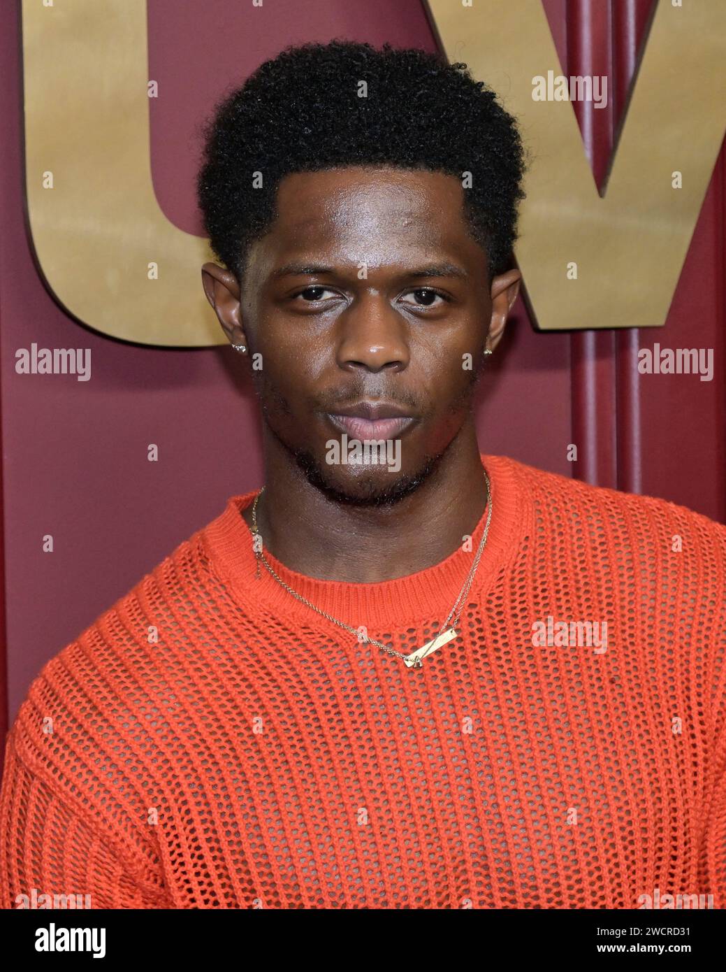 January 15, 2024, Hollywood, California, United States: Josiah Cross ...