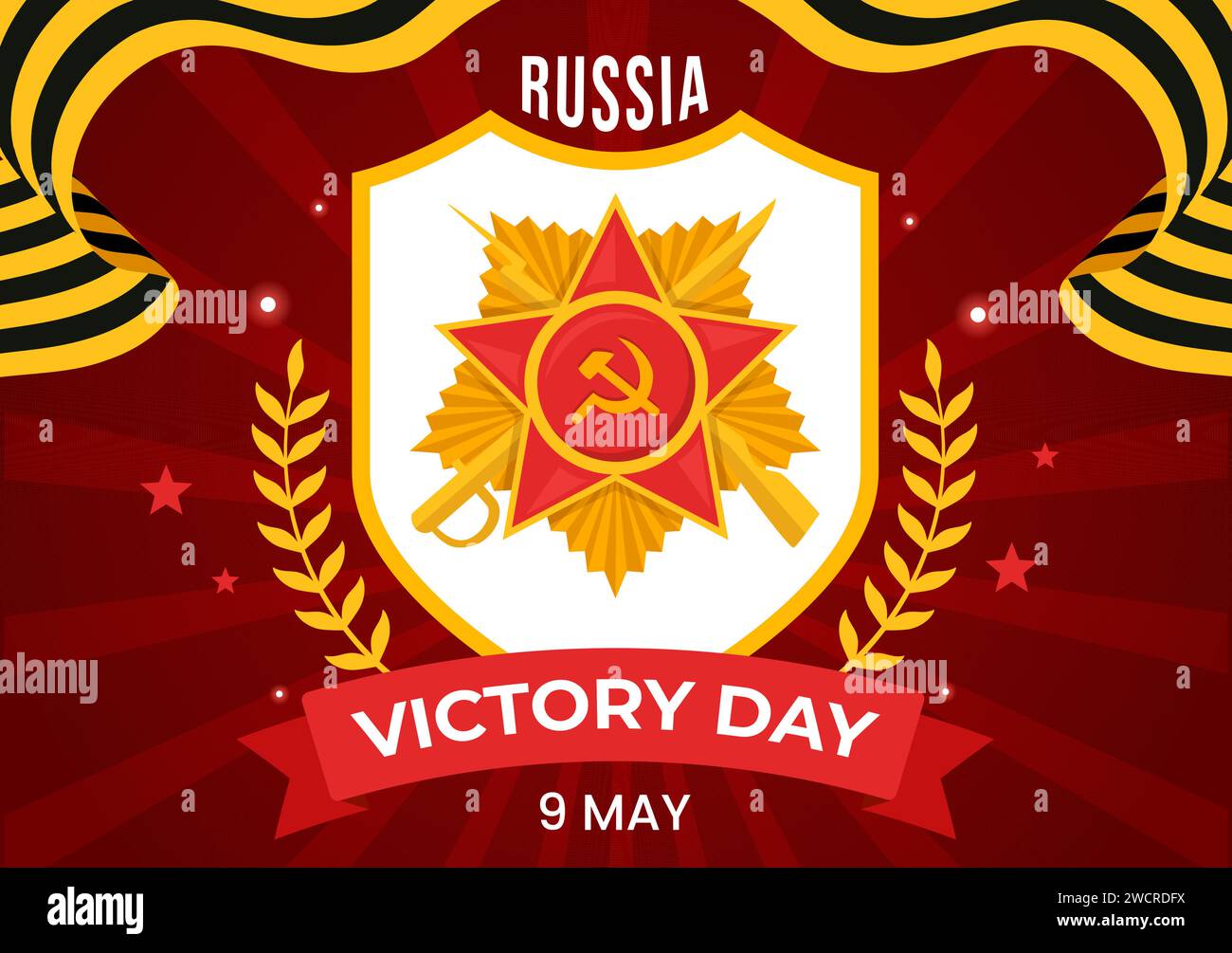 Soviet hero medal Stock Vector Images - Alamy