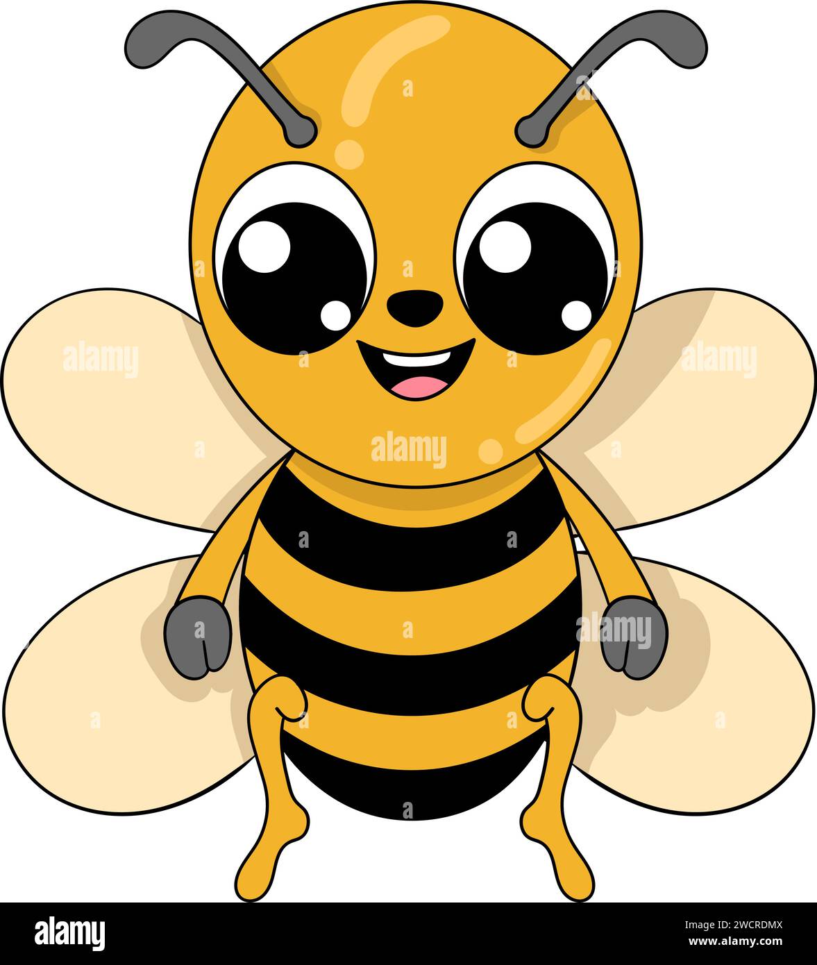 adorable cute bee insects Stock Vector Image & Art - Alamy