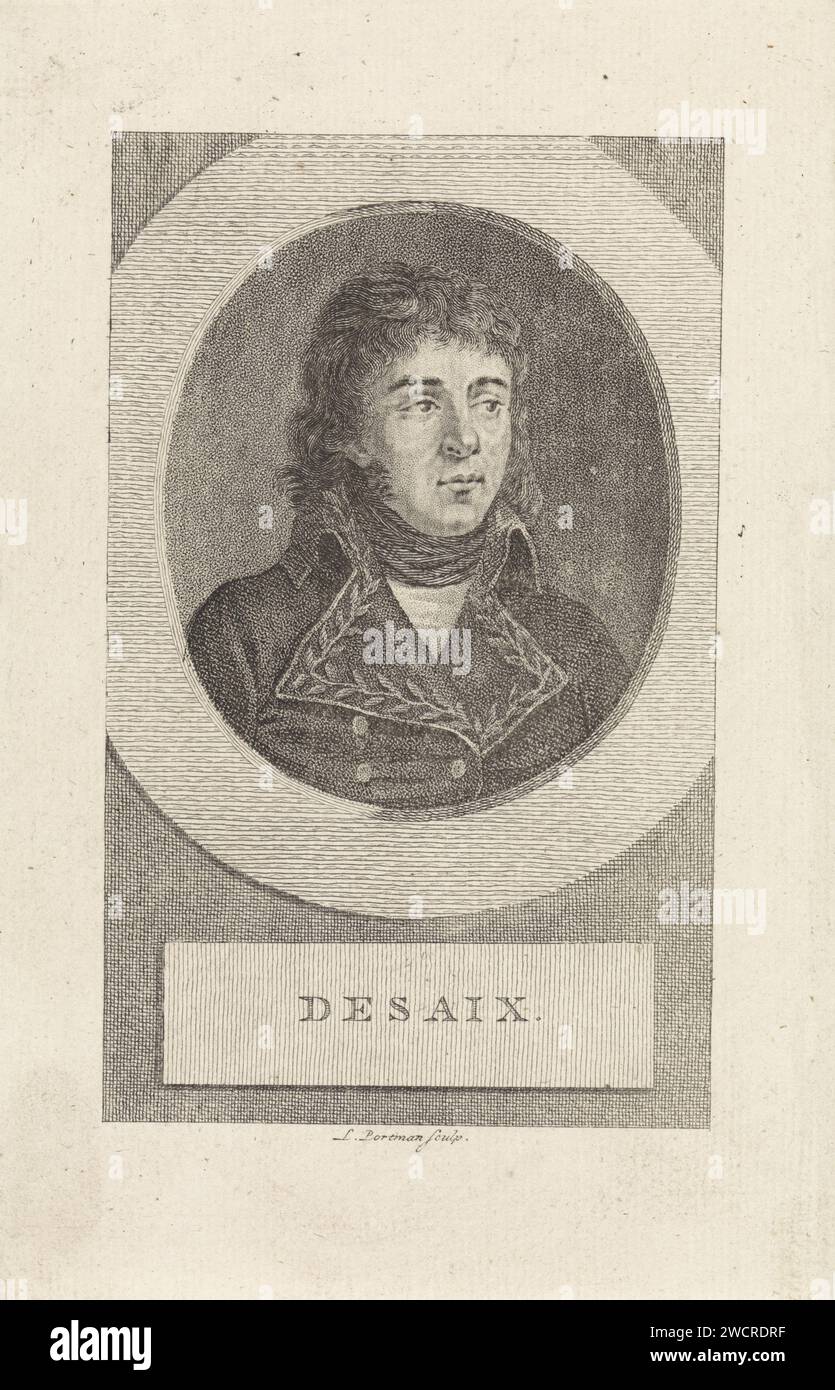 PORTRET VAN DE FRANSE GENERAL Louis Charles Antoine Desaix, Ludwig ...